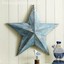 Large 52cm x 52cm Wooden Blue Amish Barn Star Decoration | eBay