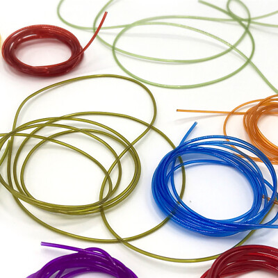 HOLLOW TUBING - Hareline Fly Tying Stretch Body Rib - Micro Midge ...