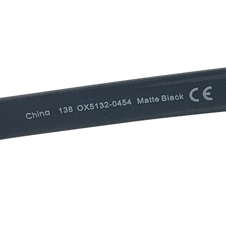 Oakley Eyeglasses Frame Surface Plate OX5132-0454 Matte Black Red 54-18 ...