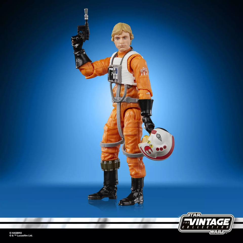 2025 Star Wars Vintage TVC 158 LUKE & RED FIVE X-WING FIGHTER Hasbro 3. ...