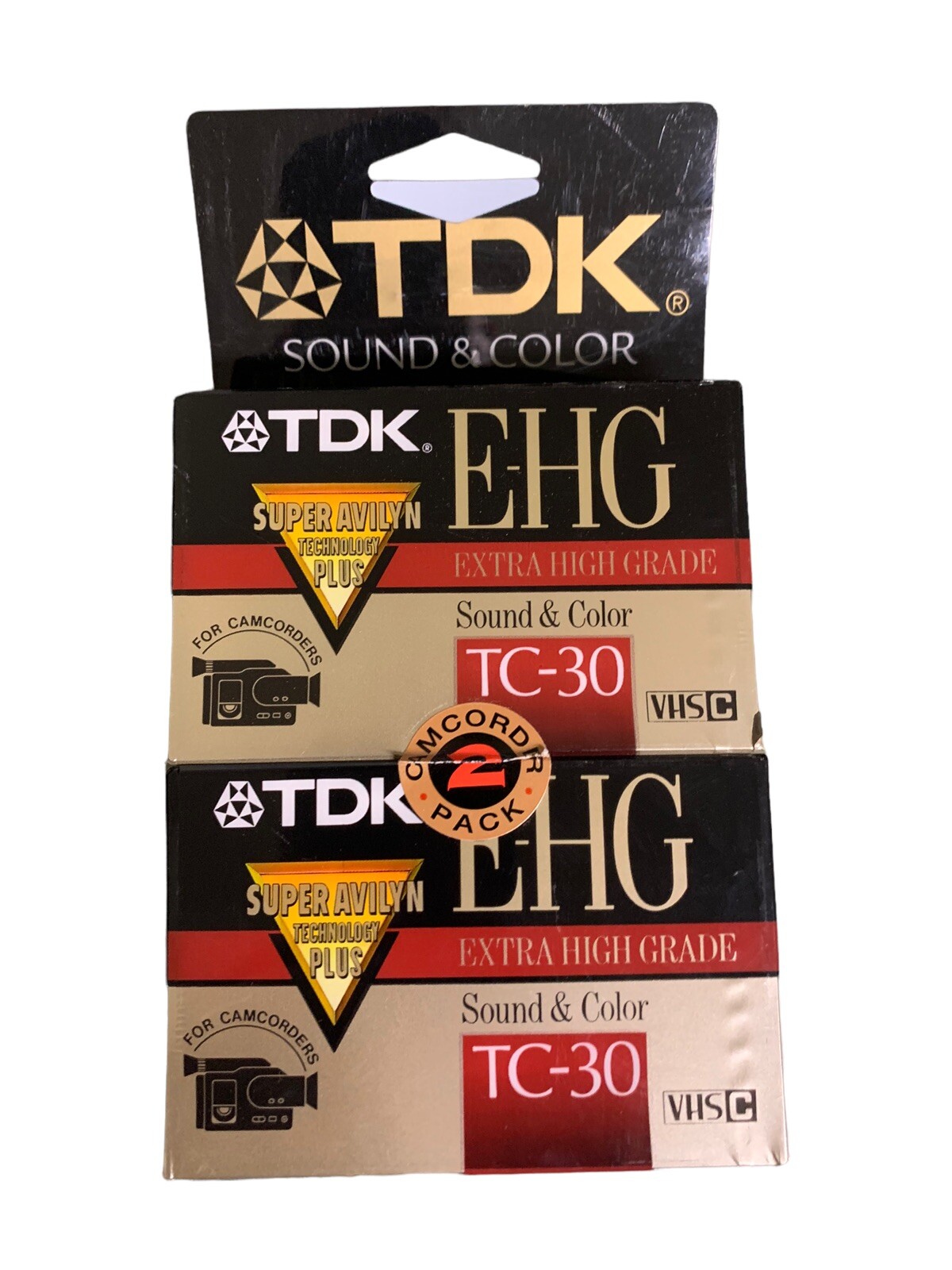 TDK EHG TC-30 VHS-C Super Avilyn Technology 2 Camcorder Blank Cassette ...