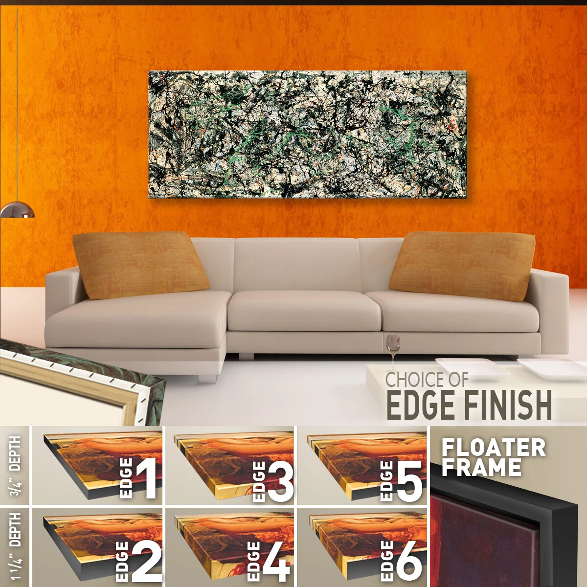 Jackson Pollock Lucifer Painting