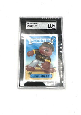 2022 Topps GPK X MLB Garbage Pail Kids #3B Series 1 Cyclops Soto PSA ...