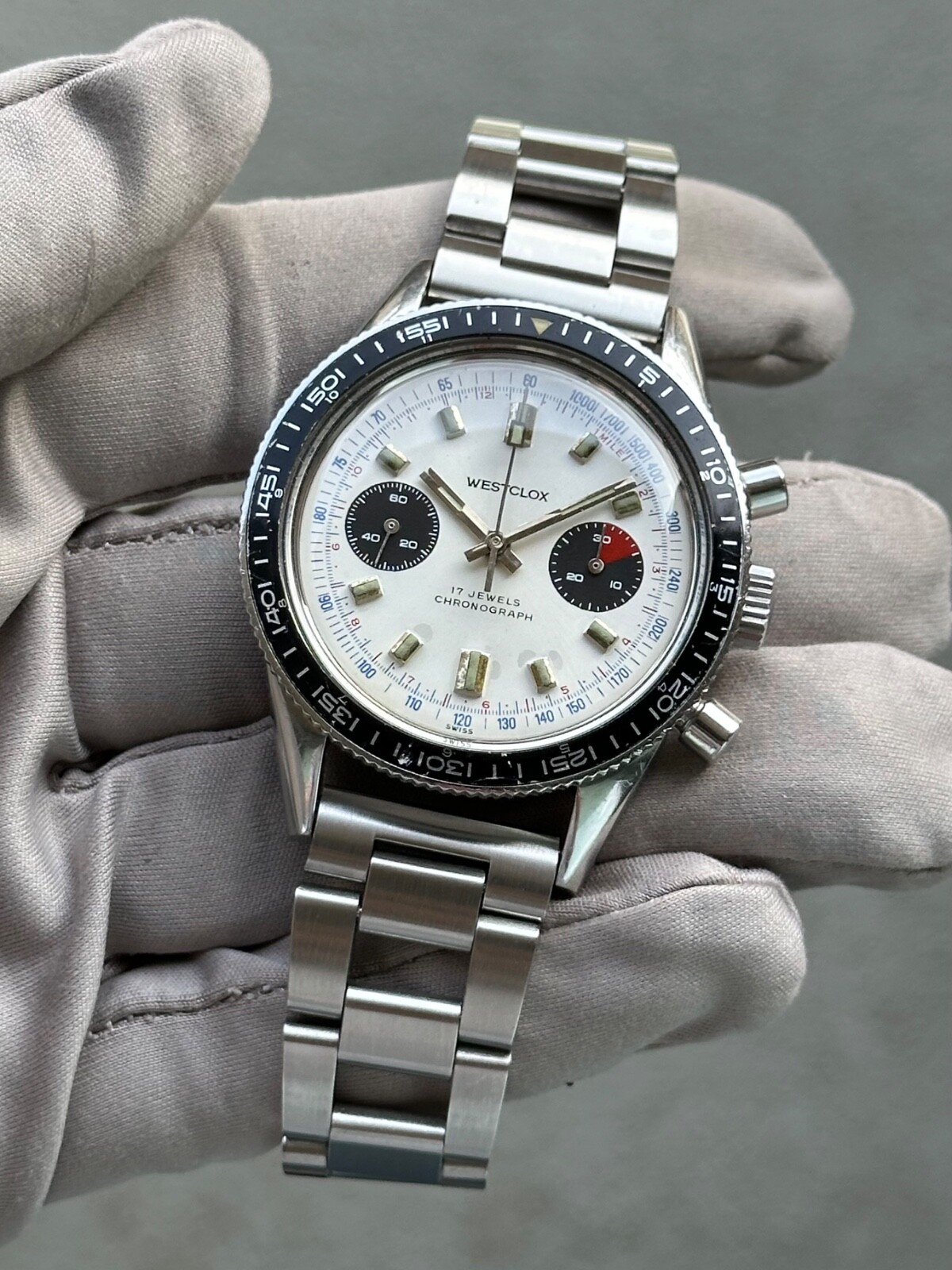 Vintage Westclox Valjoux 7733 Chronograph 38mm Ref. 634111 *SERVICED ...