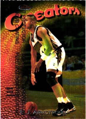 1997 Topps Finest Creators B J Armstrong #266 GS Warriors NrMt+ | eBay