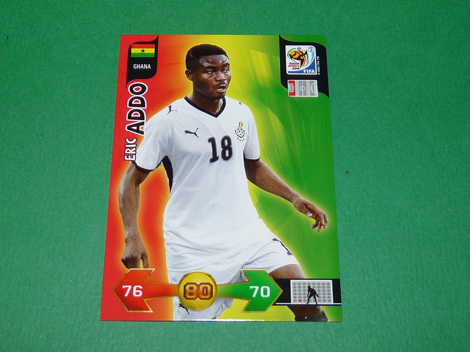 ADDO GHANA PANINI FOOTBALL FIFA WORLD CUP 2010 CARD ADRENALYN XL | eBay