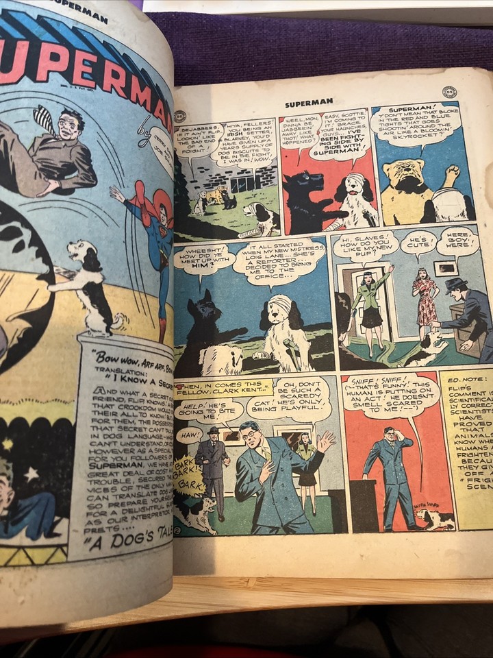 Superman #31 (staples Replaced) Golden Age Dc 1944 Fr-gd COMBINE SHIP ...