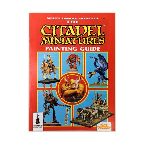 GW Citadel Catalog Citadel Miniatures Painting Guide (1989 Ed, Red ...