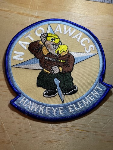 1970s/1980s? US NAVY PATCH-NATO AWACS-HAWKEYE ELEMENT-ORIGINAL USN ...