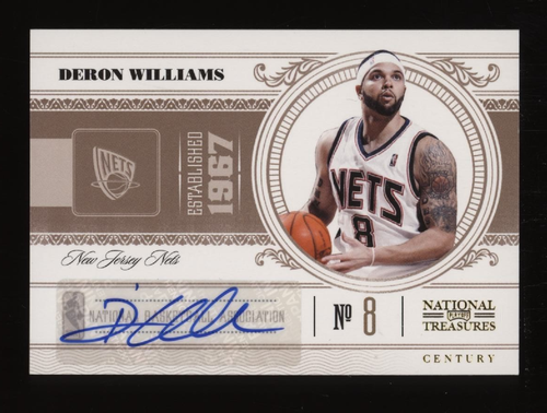2010-11 Deron Williams Panini National Treasures Auto Autograph #12/25 ...