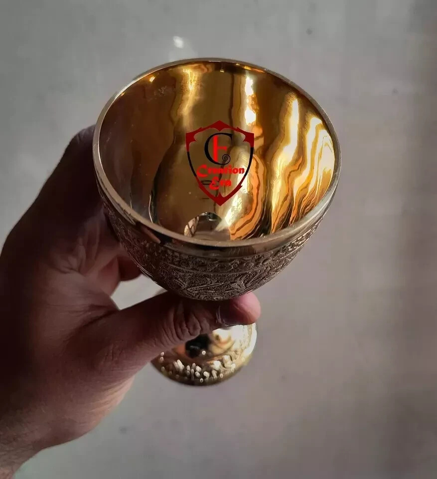 Catholic Orthodox Brass Chalice Goblet For Communion Cup Handmade ...