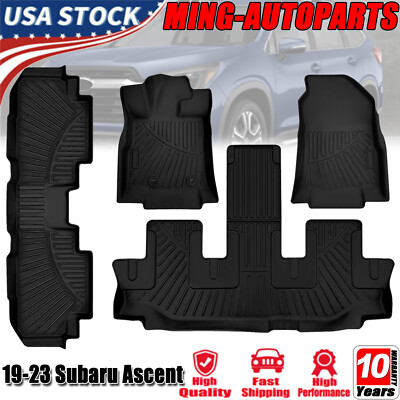Custom Fit For 2019-2023 Subaru Ascent All Weather Floor Liner Mats ...