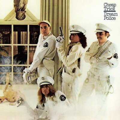 CHEAP TRICK Dream Police BANNER HUGE 4X4 Ft Fabric Poster Tapestry Flag ...