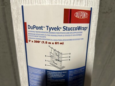 Tyvek Stucco Wrap DuPont 5ft. x 200ft. | eBay