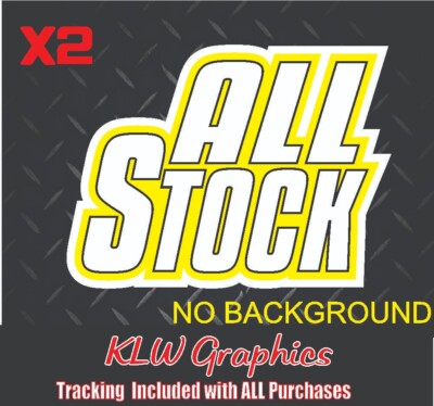 All Stock Decal Sticker Racing Race Turbo Diesel Truck JDM Stang Track ...