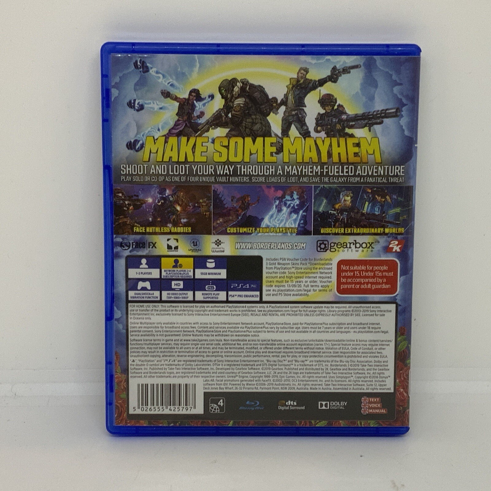 Borderlands 3 (Case Only) - Playstation 4 - Ps4 - Free Shipping ...