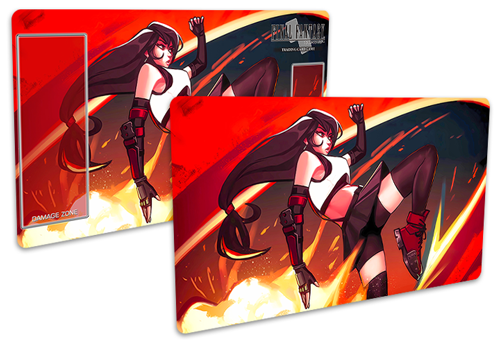 No.3581 Final Fantasy TCG Custom Playmat Tifa Lockhart FF Deck Game Mat ...