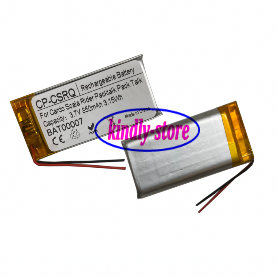 US Seller 2x 850mAh Battery For Cardo Scala Rider Packtalk Pack Talk ...