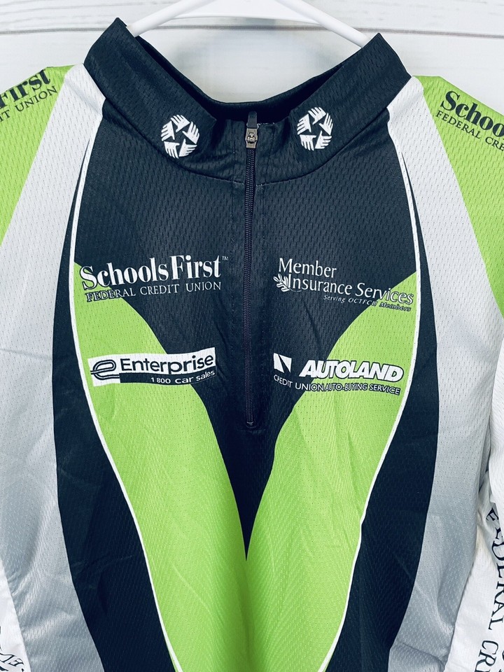 Hot Shoppe Designs 3/4-Zip Enterprise Car Cycling Jersey Large | eBay