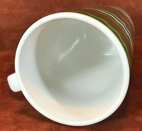 DesignPac Christmas Coffee Mug Tall Winter Holiday Colors Waves Mug Cup ...