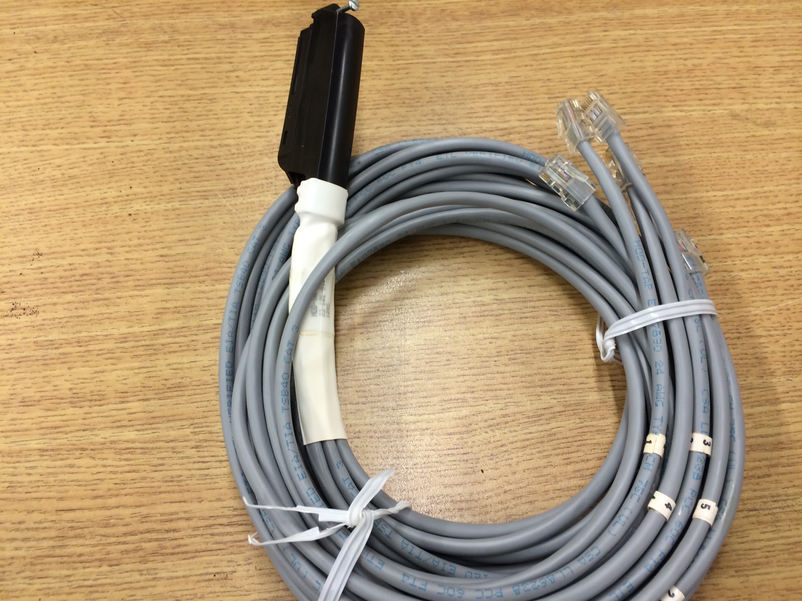 MOD-TAP E107890 24 AWG TYPE CM 75C (UL) CSA LL86238 PCC 60C FT4 ETL ...