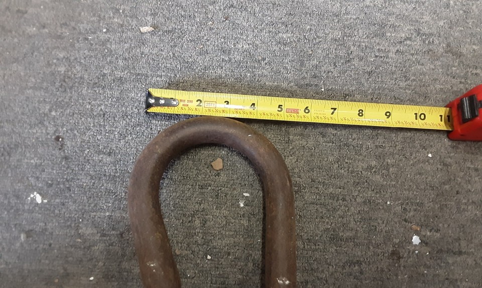 Double 9 Feet Chain Sling Logging Rigging 1 inch Loop end. 1/2 Links ...