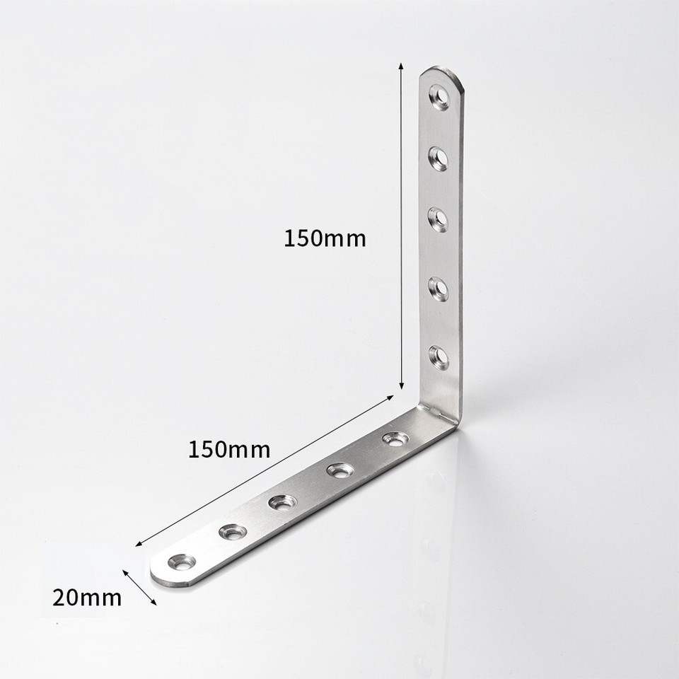 Quality Corner Braces Brackets Right Angle L shape Stainless Steel ...