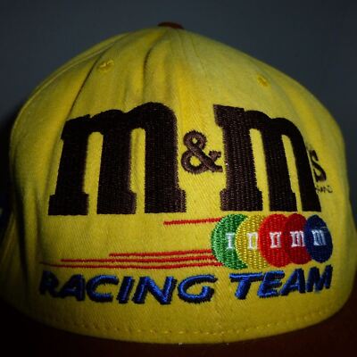 M&M's Racing Team Crew Hat NASCAR #36 MB2 Motorsports Snapback Cap Made ...