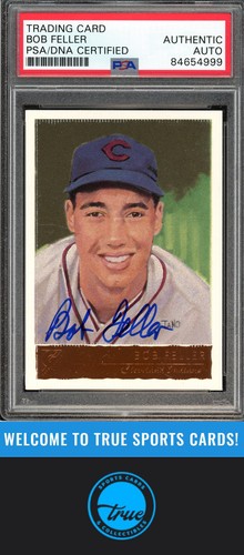 2001 Topps Gallery #150 Bob Feller Auto PSA Authentic | eBay