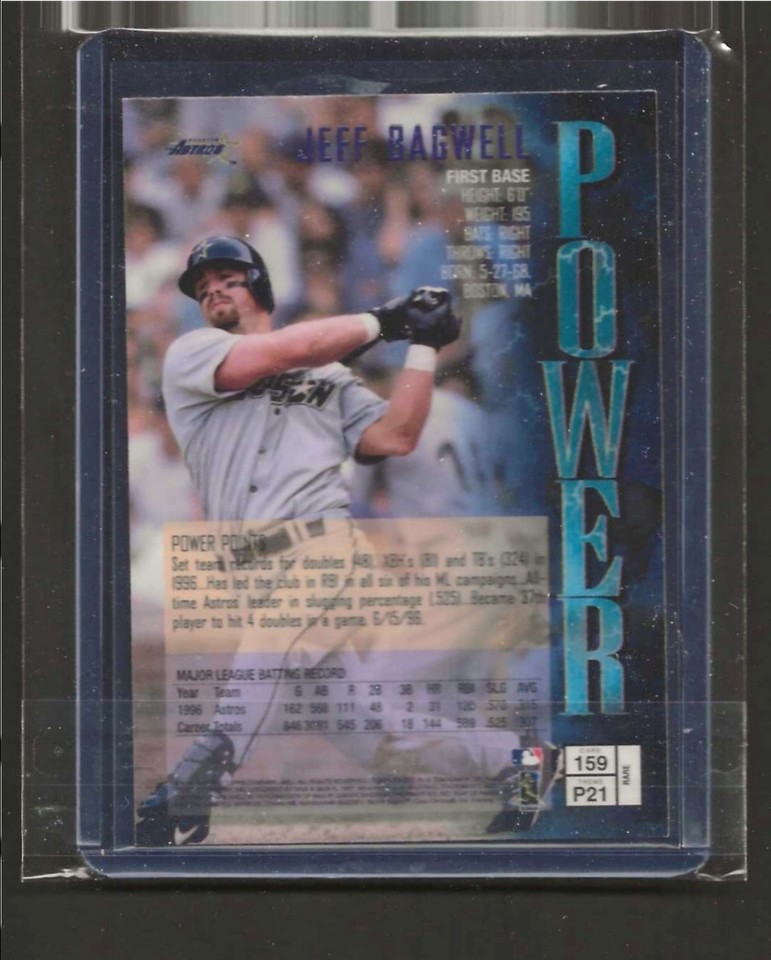 1997 Finest Gold Rare 159 Jeff Bagwell | eBay