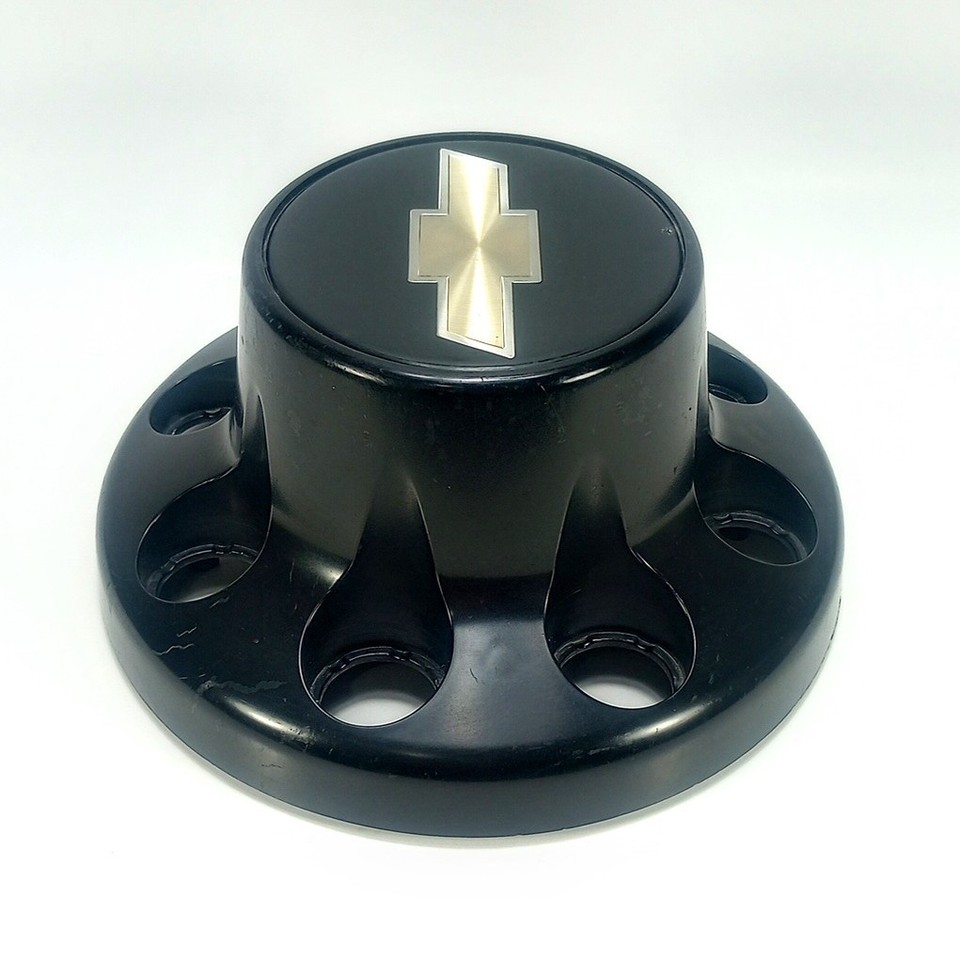 1988-2000 Chevy Truck 8 Lug Center Cap 1 Black Plastic Hub Cap See ...