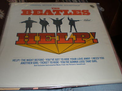 The Beatles LP Help GATEFOLD COVER | eBay