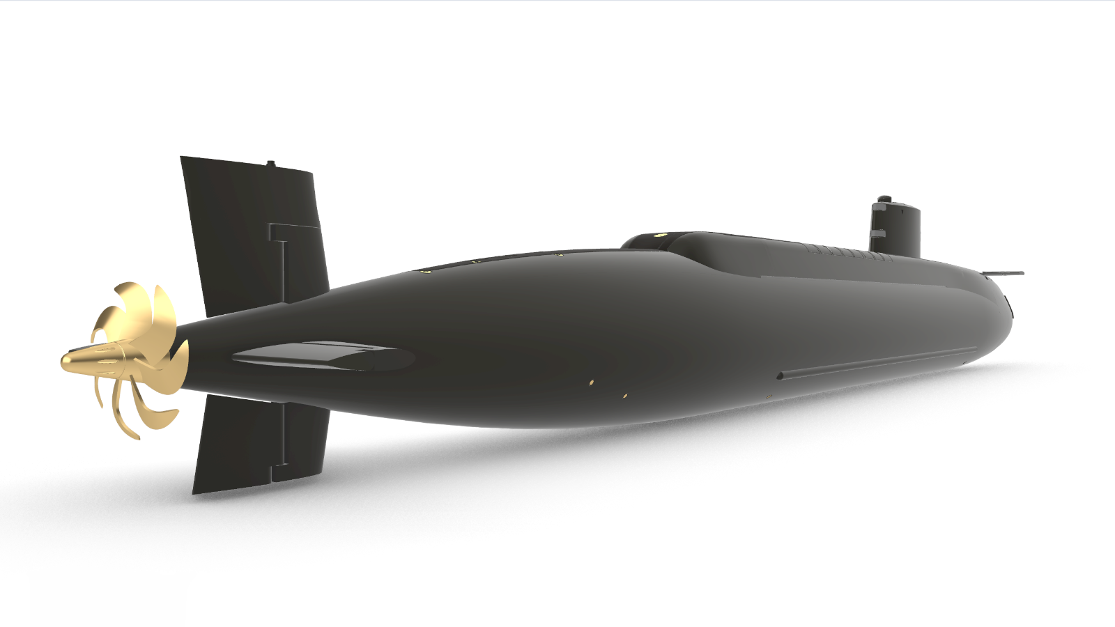 HMS Resolution S22 - Submarine self assembly model kit scale 1:150 ...