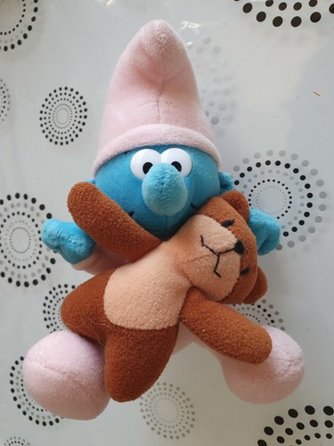 PELUCHES PELUCHE BABY PUFFO CON ORSETTO PELUCHE 18 CM CIRCA | eBay