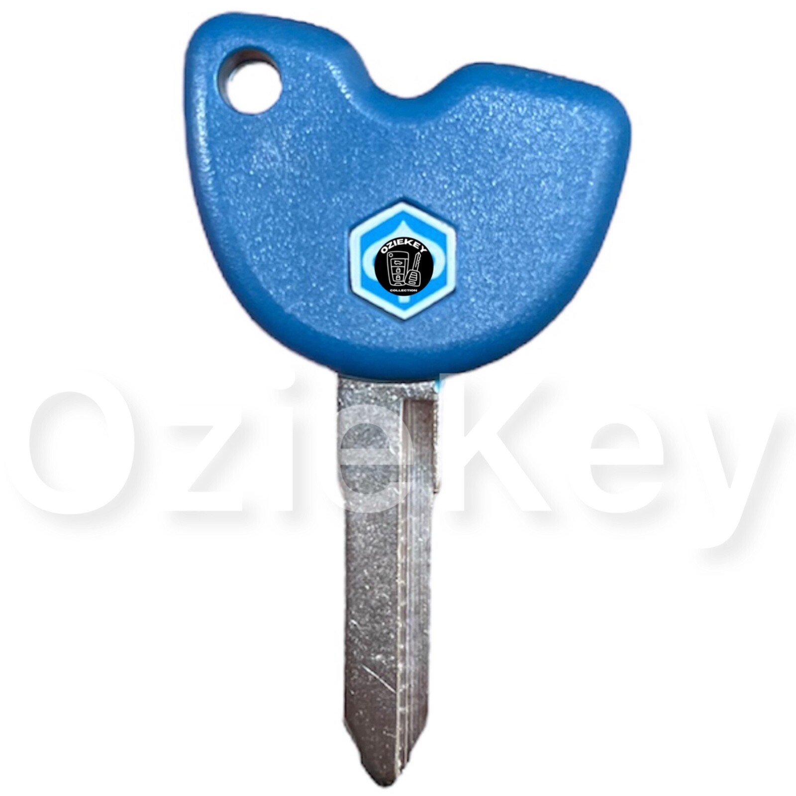 Complete Key For Vespa Fly Piaggio Scooter With T5 Chip + Dark Blue ...