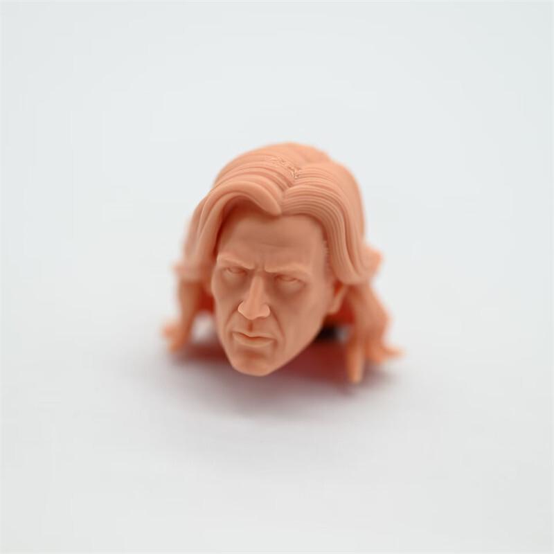 1/12 Scale The Man Calm Nicolas Cage Head Sculpt Unpainted Fit 6" ML ...