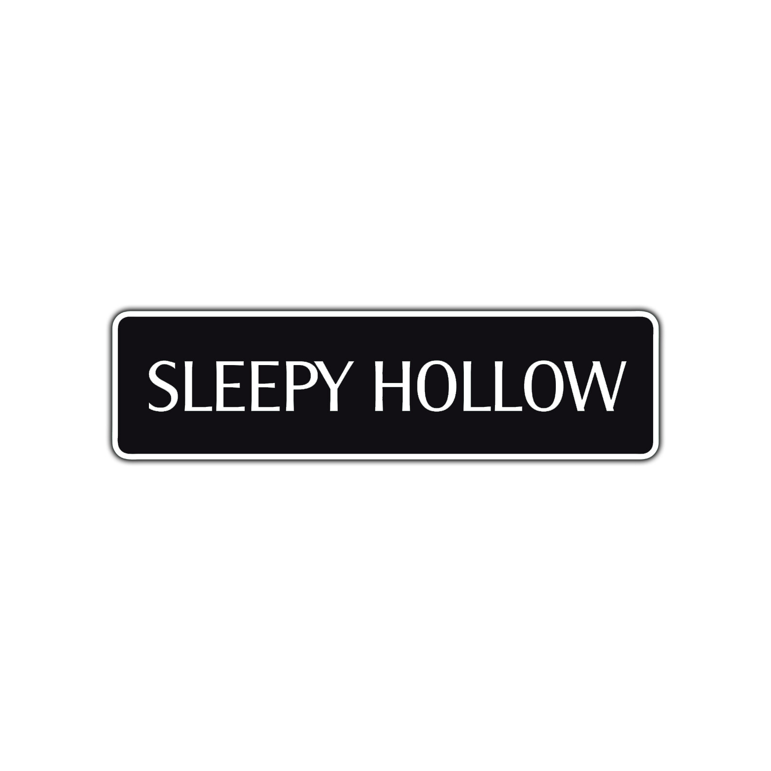 Sleepy Hollow Halloween Wall Art Decor Novelty Street Aluminum Metal ...