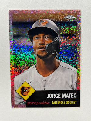 2022 Topps Chrome Platinum Rose Gold Diamond #448 Jorge Mateo /75 ...