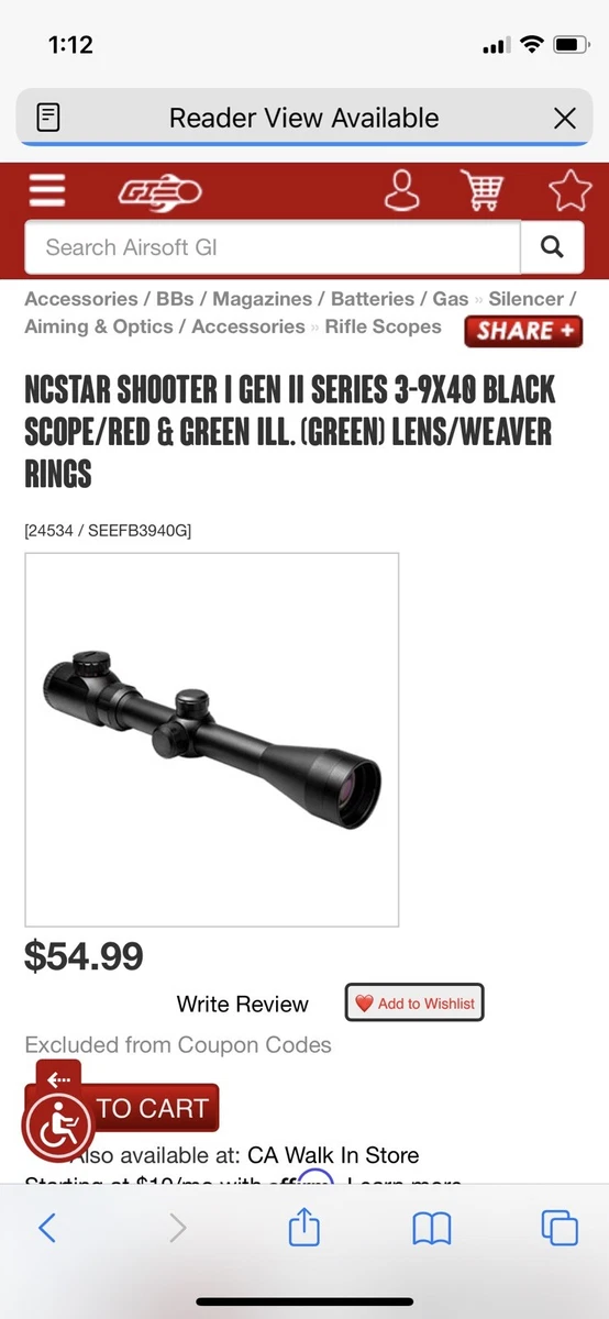 M24 Sniper Rifle Scope