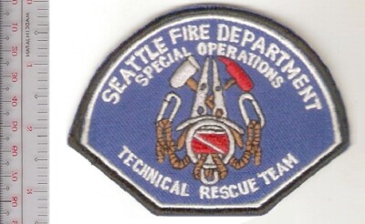 Seattle Fire Department Technical Rescue Team Special Operations NO ...