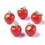 10pc Red Resin Apple Charms Cute Fruit Dangle Pendants DIY Jewelry ...