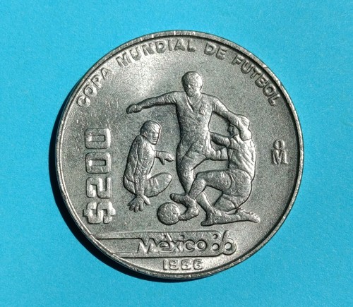 $200 PESOS CONMEMORATIVA A LA COPA MUNDIAL DE FUTBOL MEXICO 1986 | eBay