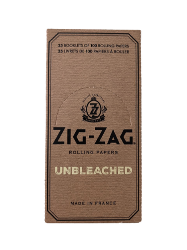 Zig-Zag Unbleached Rolling Papers - 1 Box/25 Packs | eBay