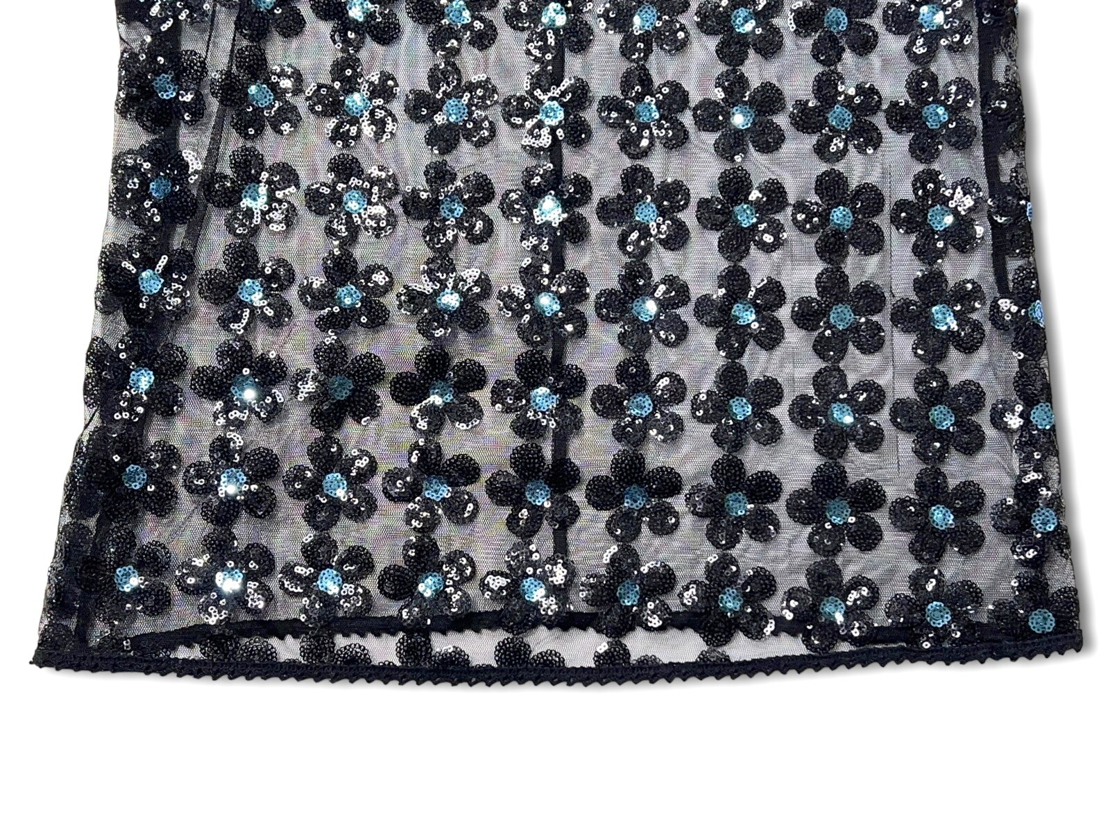 vintage daisy sequin tank top Disco Mod Groovy - Gem