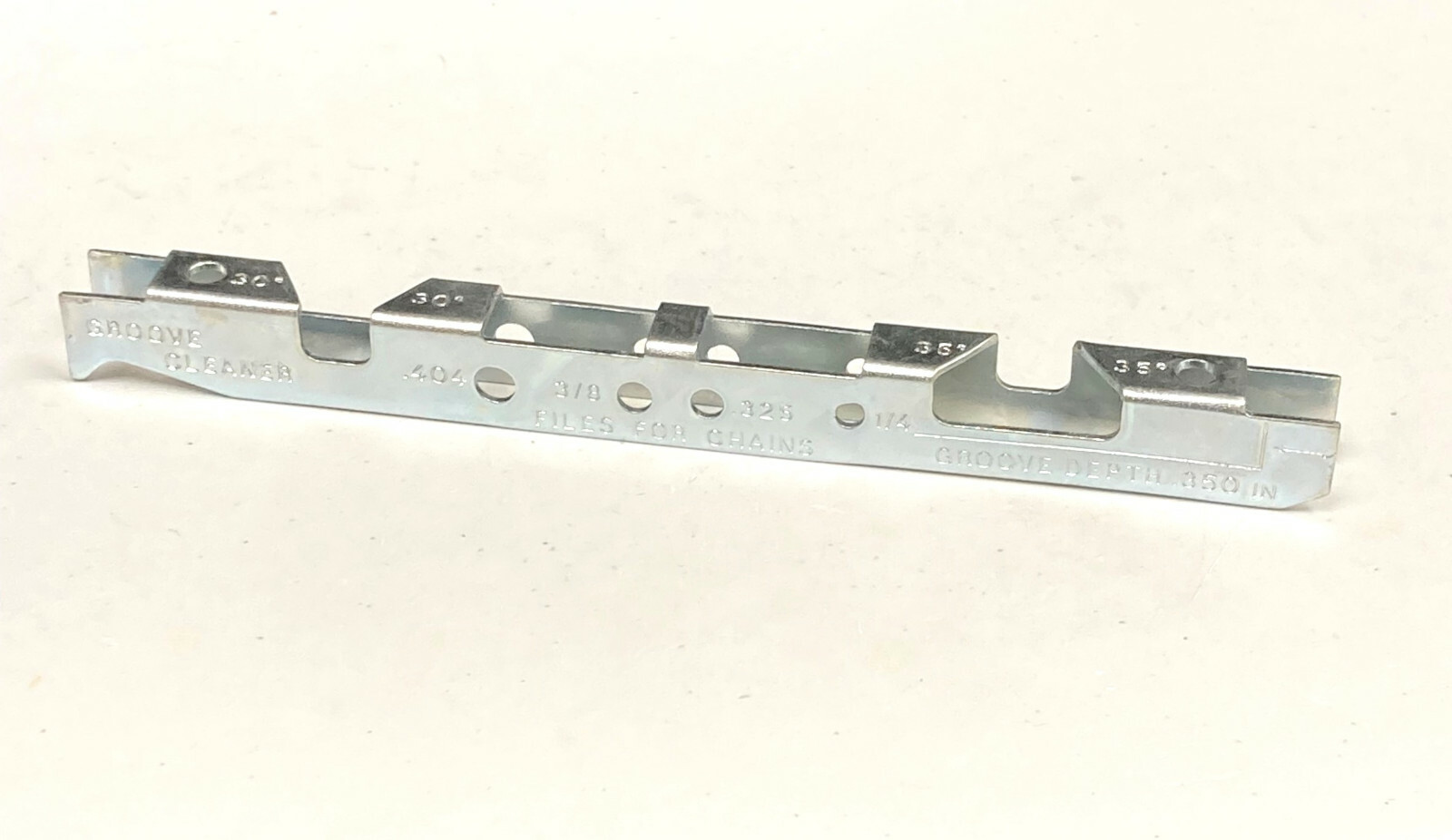 Depth Gauge Combo File Guide Tool Saw Chain Guide Bar Groove Cleaner | eBay