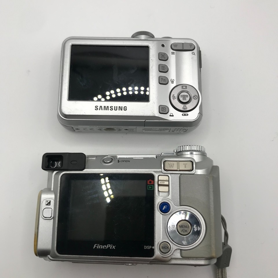 Samsung D860 And Fuji Fujifilm Finepix E510 5.2MP Digital Camera Silver ...