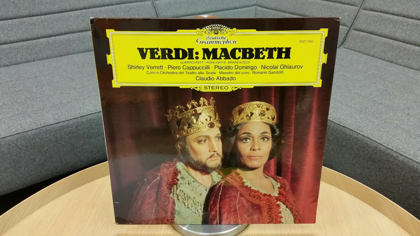 Verdi Macbeth Claudio Abbado VINYL LP SIGNED NEAR MINT DGG | eBay