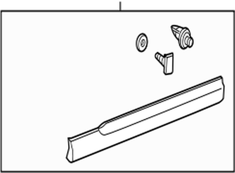 75071-48902 Toyota Moulding sub-assy, front door, outside rh 7507148902 ...