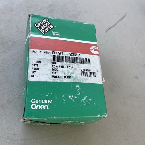 OEM GENUINE GREEN LABEL PARTS ONAN ENGINE VOLTAGE REGULATOR KIT 0191 ...