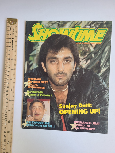 Showtime Bollywood Films Magazine July 1988 - Sanjay Dutt Sonu Walia ...